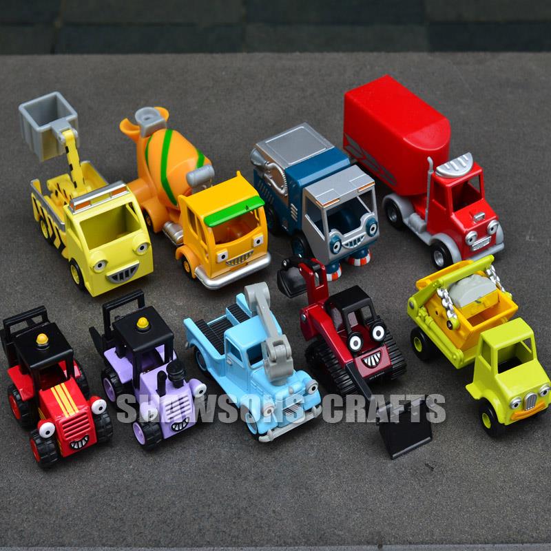 BOB THE BUILDER DIECAST TOYS 9 VEHICLE LOT BENNY SUMSY TRIX DODGER ...