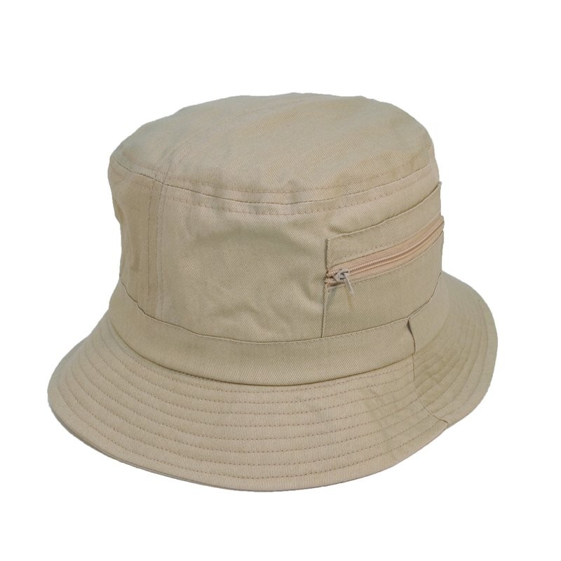 MEN WOMENS BUCKET SUN HAT WITH 2 ZIP POCKETS - 57-59cm - BNWT | eBay