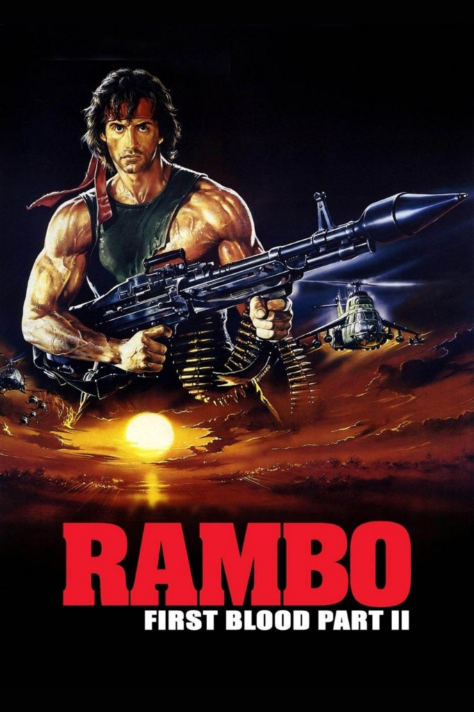 Rambo First Blood 2 8x10 11x17 16x20 24x36 27x40 Movie Poster Vintage ...