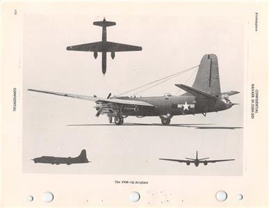 1954 MARTIN P4M-1Q MERCATOR ECM AIRCRAFT PILOTS FLIGHT MANUAL HANDBOOK ...