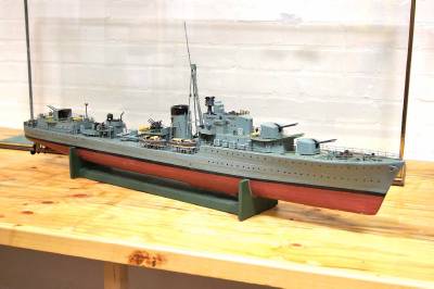 HMS KELLY WWII K CLASS DESTROYER RADIO CONTROL MODEL SHIP LORD ...