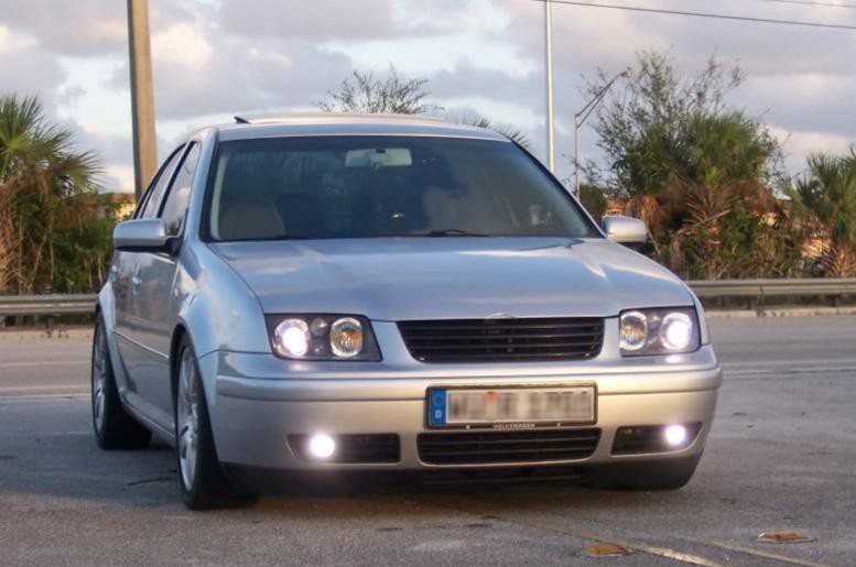 VW JETTA BORA MK4 LED FOG LIGHT + FRONT BUMPER GRILLE | eBay