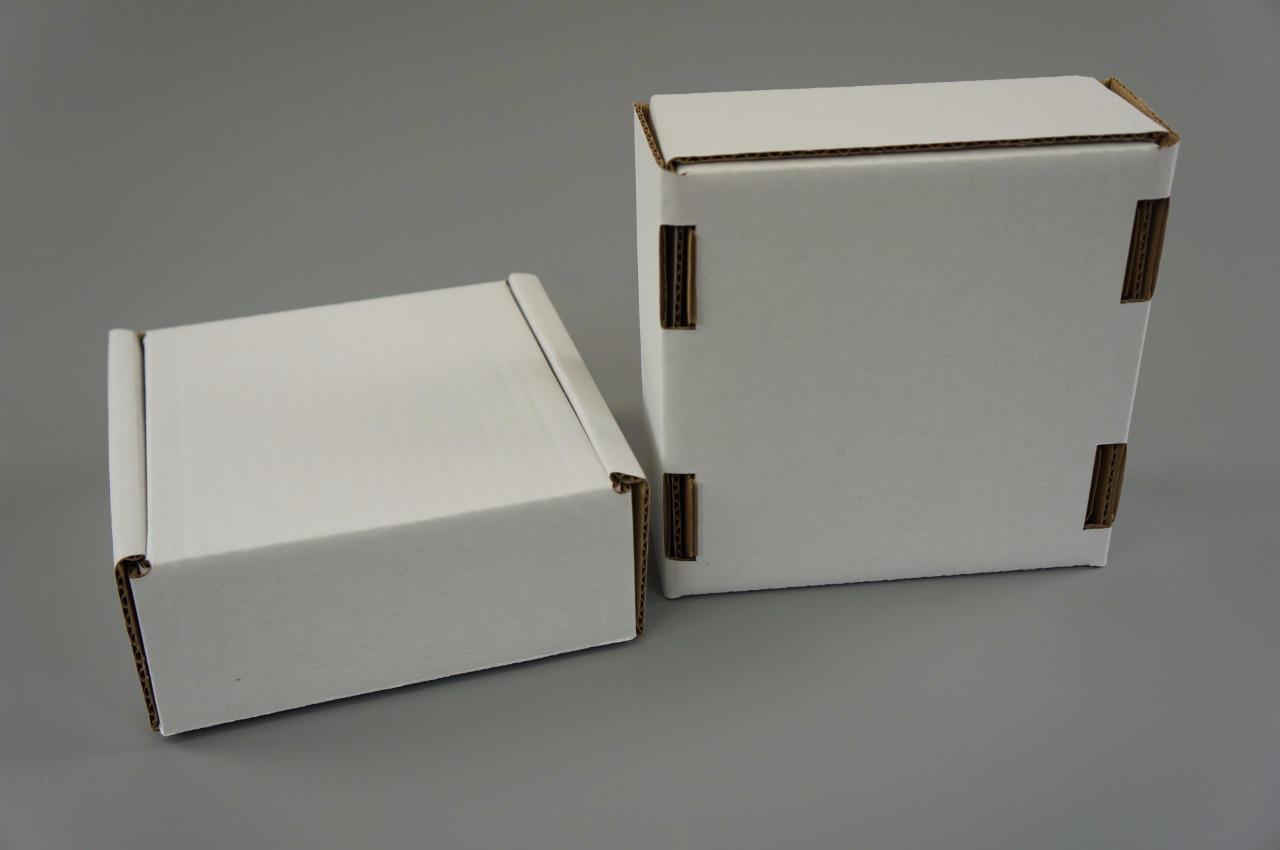 50 White Postal Cardboard Boxes Mailing Shipping Cartons Small Size ...
