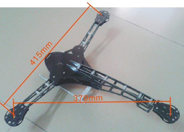 New HLG Y3 Tricopter MWC KK Glass Fiber Portable Multi-copter Rotor ...