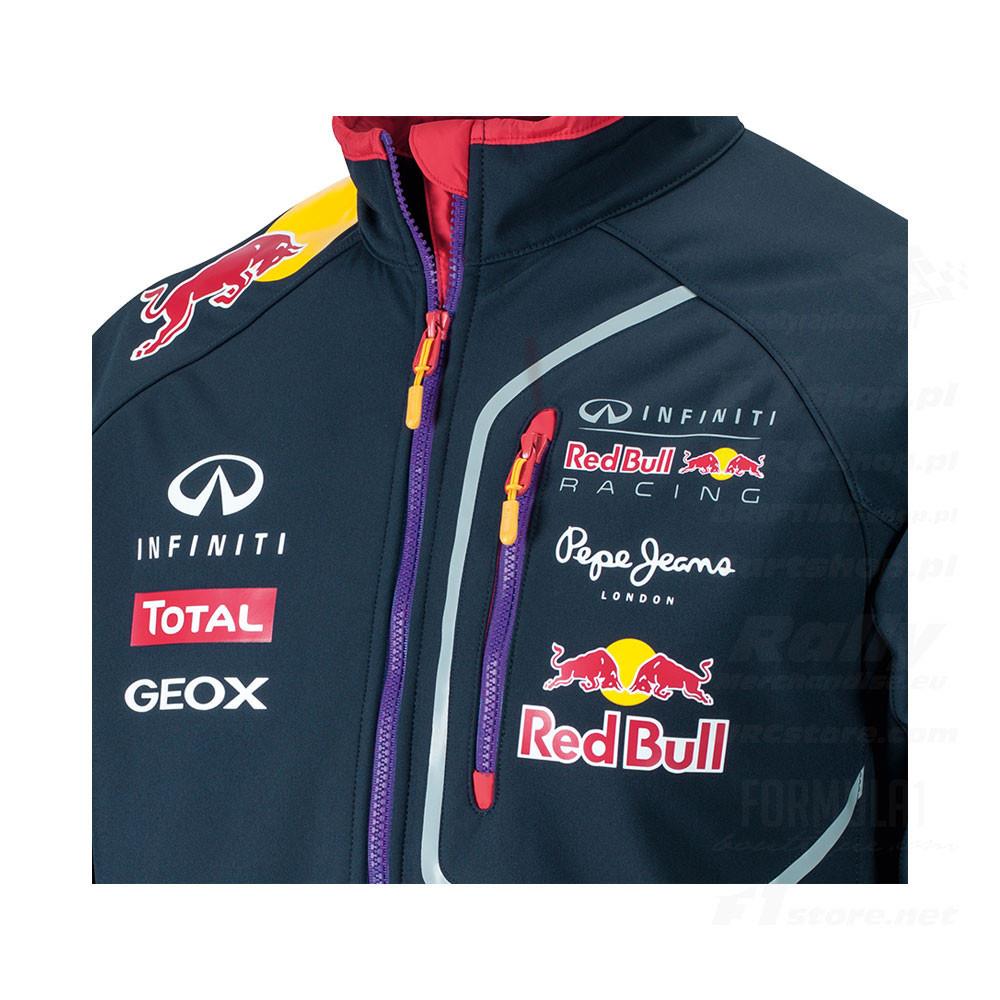 PEPE JEANS INFINITI RED BULL SOFT SHELL FORMULA 1 MOTOR RACING JACKET ...