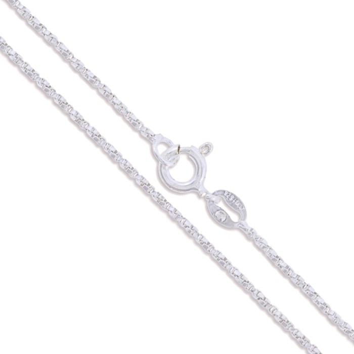 Sterling Silver Chain Serpentine Rope Necklace Pure 925 Italy New USA ...