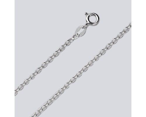 20" Sterling Silver Necklace Italian Round Rolo Chain Pure 925 Italy ...