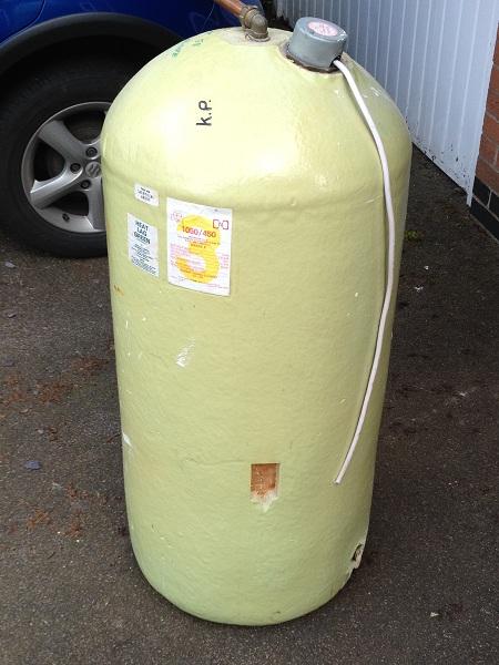 Hot Water Cylinder Copper Tank Lagged / Insulated 114 Litres ...