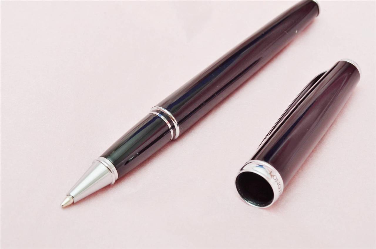 Longines Black & Silver/ Authentic Novelty Ballpoint Pen! | eBay