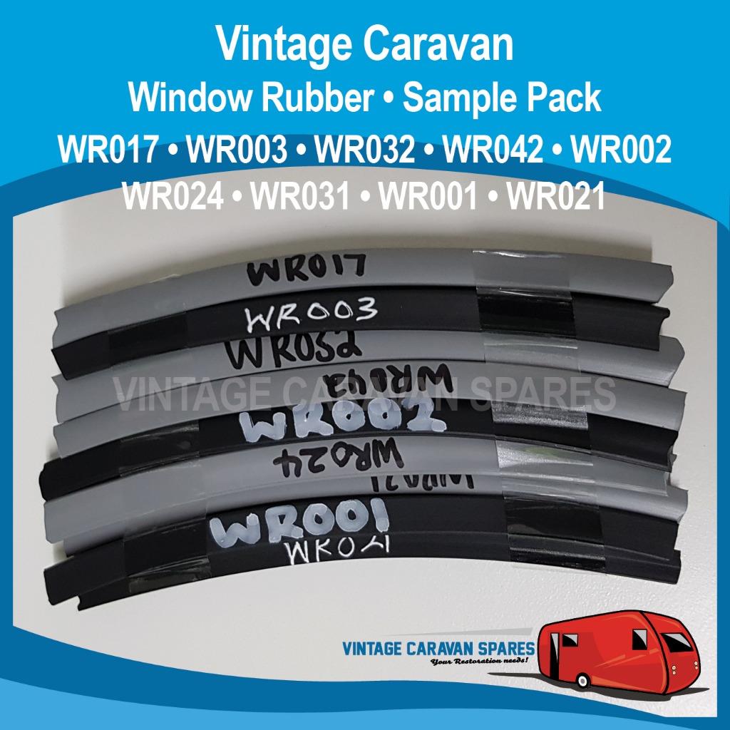 Caravan WINDOW RUBBER SAMPLE PACK Viscount Franklin WR034 | eBay