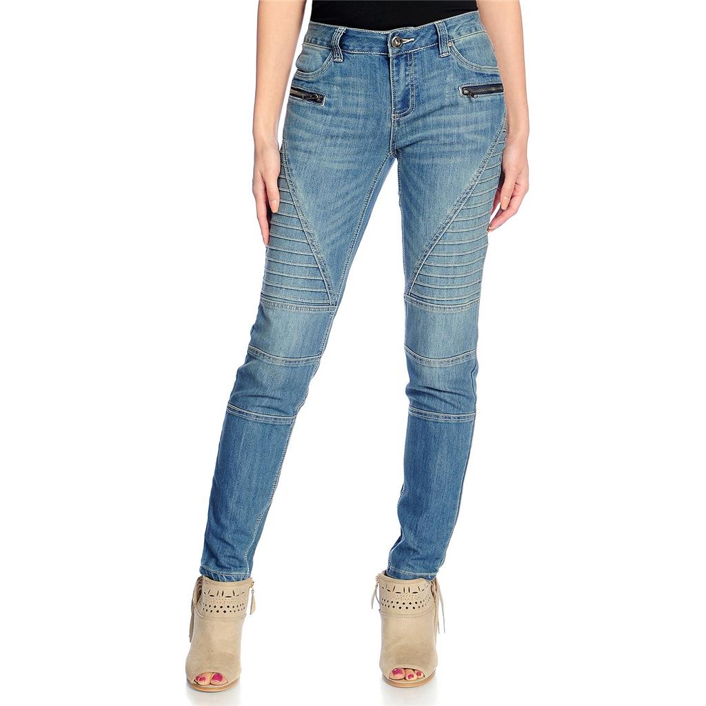 NEW - Indigo Thread Co.™ Stretch Denim Six-Pocket Pintuck & Seamed ...