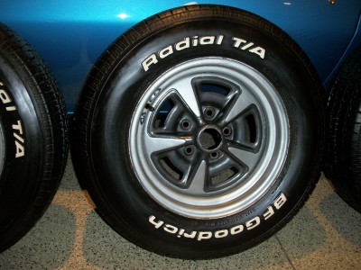 Pontiac Firebird Trans Am GTO 15" Rally II Wheels 1968 1969 1970 1971 ...