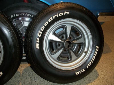 Pontiac Firebird Trans Am GTO 15" Rally II Wheels 1968 1969 1970 1971 ...