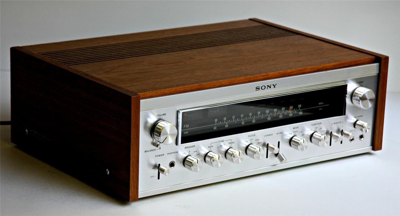 Vintage 1976 SONY AM FM RECEIVER STR-7065A TUNER AMPLIFIER ~ WORKS! | eBay