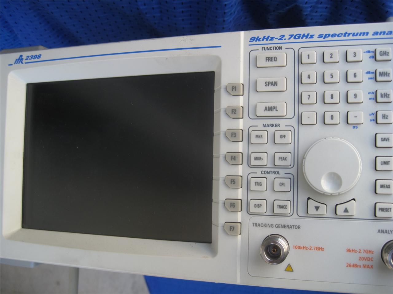Graphic Equalizer With Spectrum Analyzer: Ifr Spectrum Analyzer