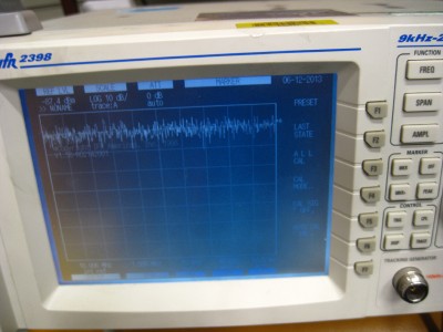 Graphic Equalizer With Spectrum Analyzer: Ifr Spectrum Analyzer