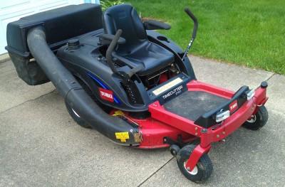 Toro Timecutter Z420 42" Zero Turn Mower w/ Rear Bagger | eBay
