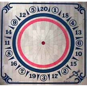 DARTO AMERICAN DART BOARD / same style as widdy dartboard 2 sided and ...