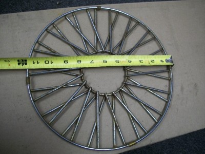 VINTAGE 70S 80S BASKET WIRE SPOKES WHEELS CHROME COVERS | eBay