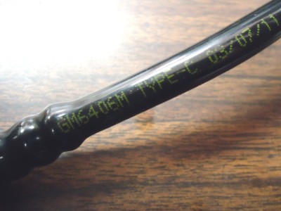 UNIDENTIFIED FORD GM NYLON FUEL GAS PETROL LINE HOSE 110 90 DEGREES GM ...