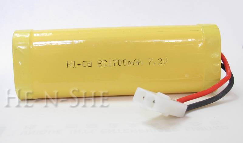 7.2V 1700mAH Ni-cd Replacement Battery for RC Toys Heng Long Battle ...
