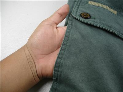 Mens L Santa Fe Trail Green Chore Barn Coat Jacket Cotton Mens L Santa Fe Trail Green Chore Barn Coat Jacket Cotton