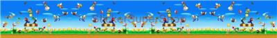 SUPER MARIO BROS WORLD Set WALL BORDER Sticker Decal Removable Home ...
