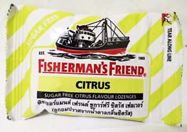 12 packs x 25g. Fisherman s Friend CITRUS Flavour Lozenges Sugar Free ...