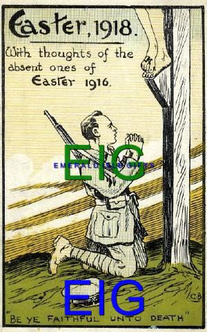 Easter Rising 1916 Propaganda Poster From 1918 14" X 11" Mounted Print ...