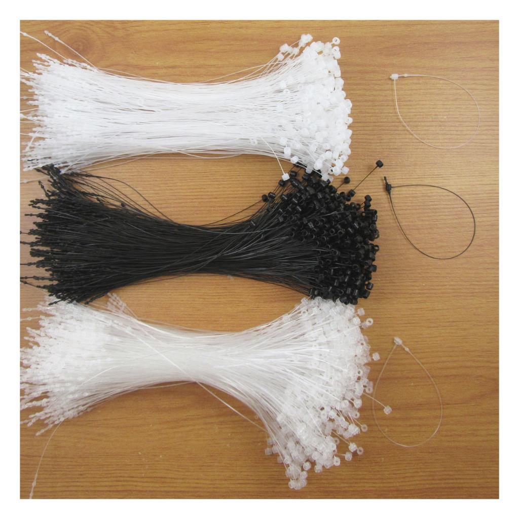 PLASTIC LOOP LOCKS SNAP HOOK FASTENER MANUAL TAGGING CRAFT TIES ...