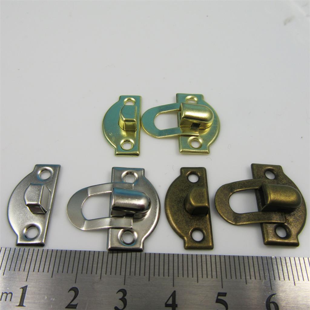 x4 x SMALL TOGGLE LATCH CATCH CLOSE 22mm x 21mm CASE BRIEFCASE CIGAR ...