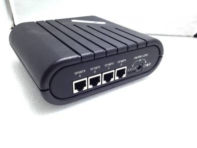 Systech NDS/6202 RS-232/422/485 10/100 Base-TX 2 Port Serial & 4 Port ...