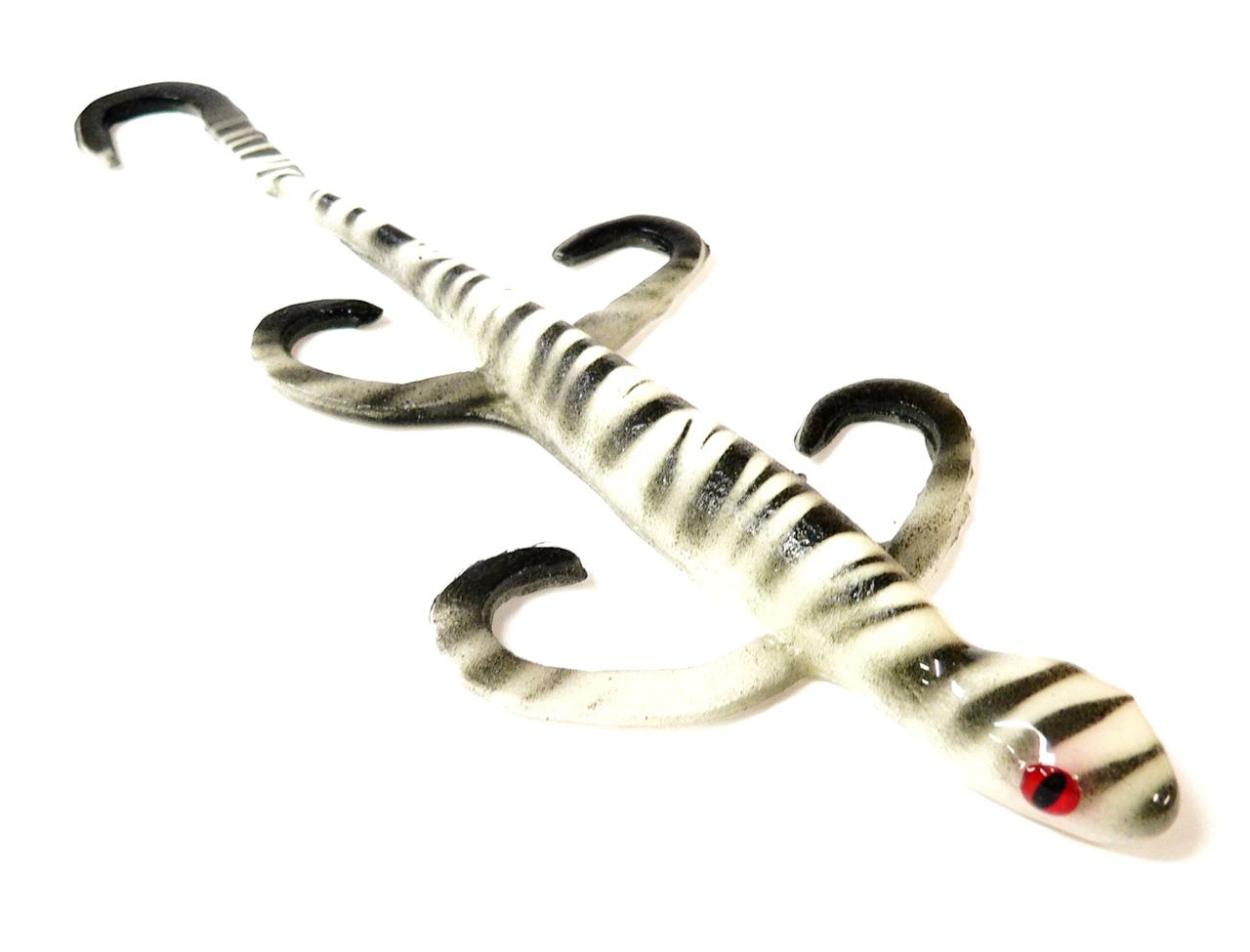 BOGS 11 INCH ZEBRA 2 STRIPED BOGZILLA LIZARDS BIG BASS PIKE MUSKY BAIT ...