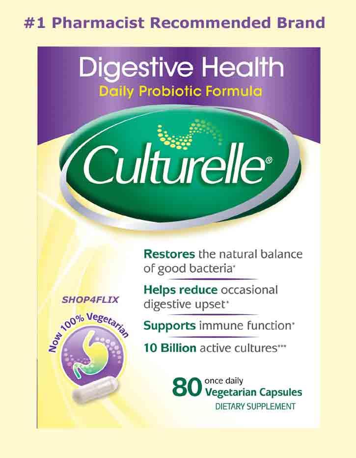 Culturelle Digestive Health Probiotic, 80 Capsules | eBay