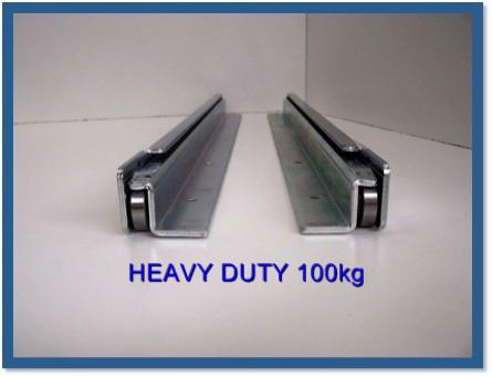 800mm 4WD DRAWER RUNNER FRIDGE SLIDE UNDERMOUNT SLIDE HEAVY DUTY EASY ...