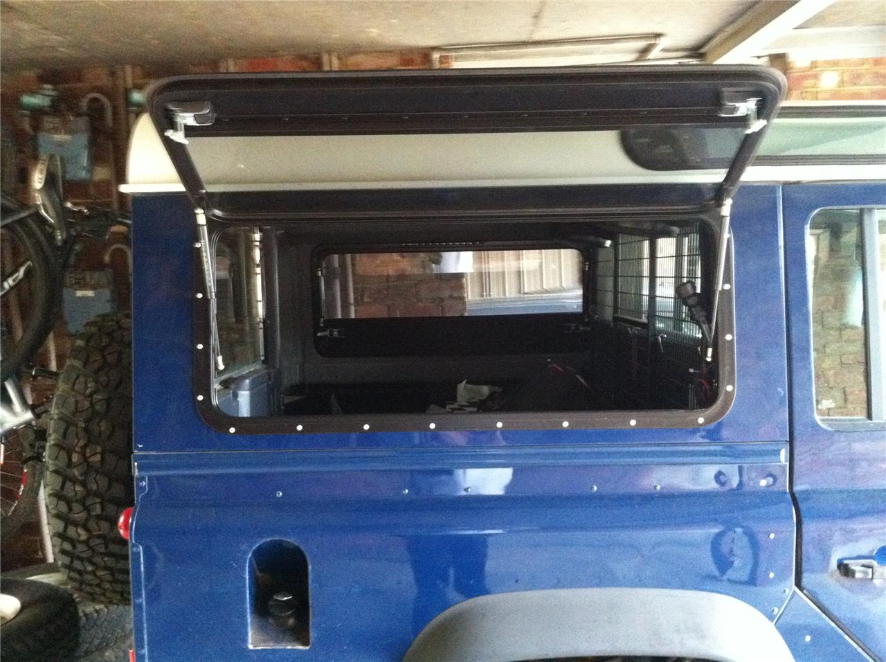 Defender Lift-up Side Windows