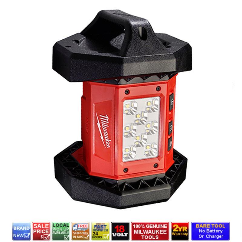 MILWAUKEE M18AL-0 M18 18V CORDLESS 8 LED AREA LIGHT WORKLIGHT - TORCH ...