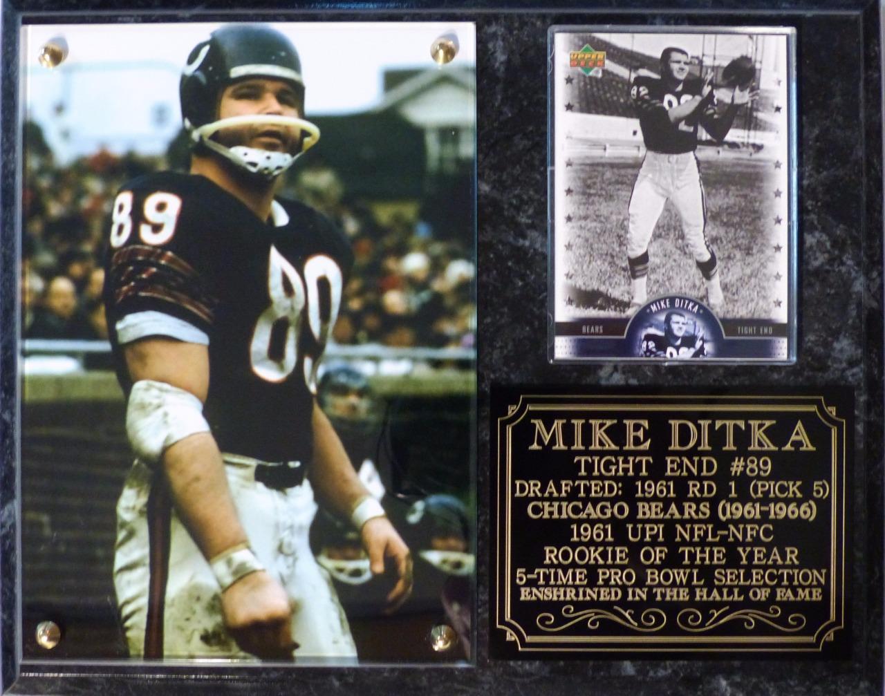 Mike Ditka #89 Chicago Bears Legendary Tight End Photo Plaque Monsters ...