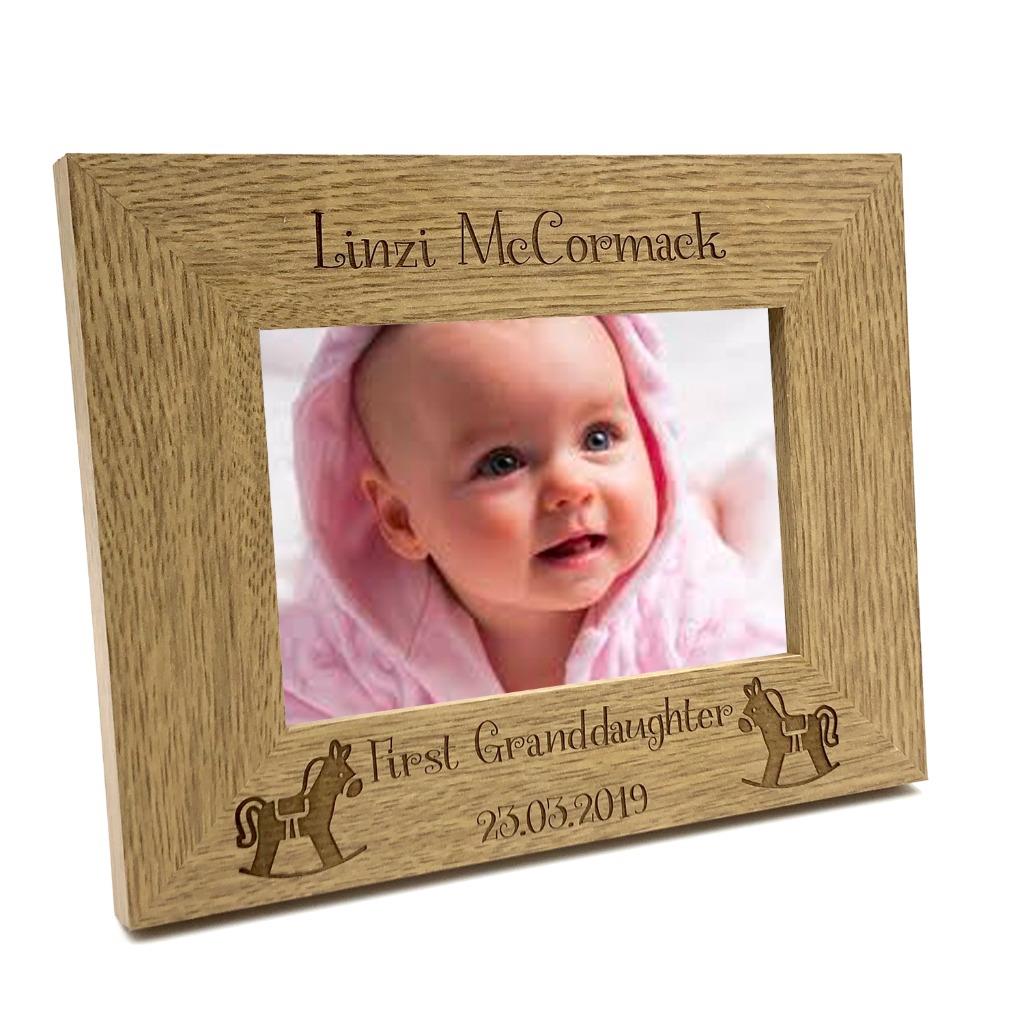 Personalised First Granddaughter Photo Frame Gift FW353 | eBay