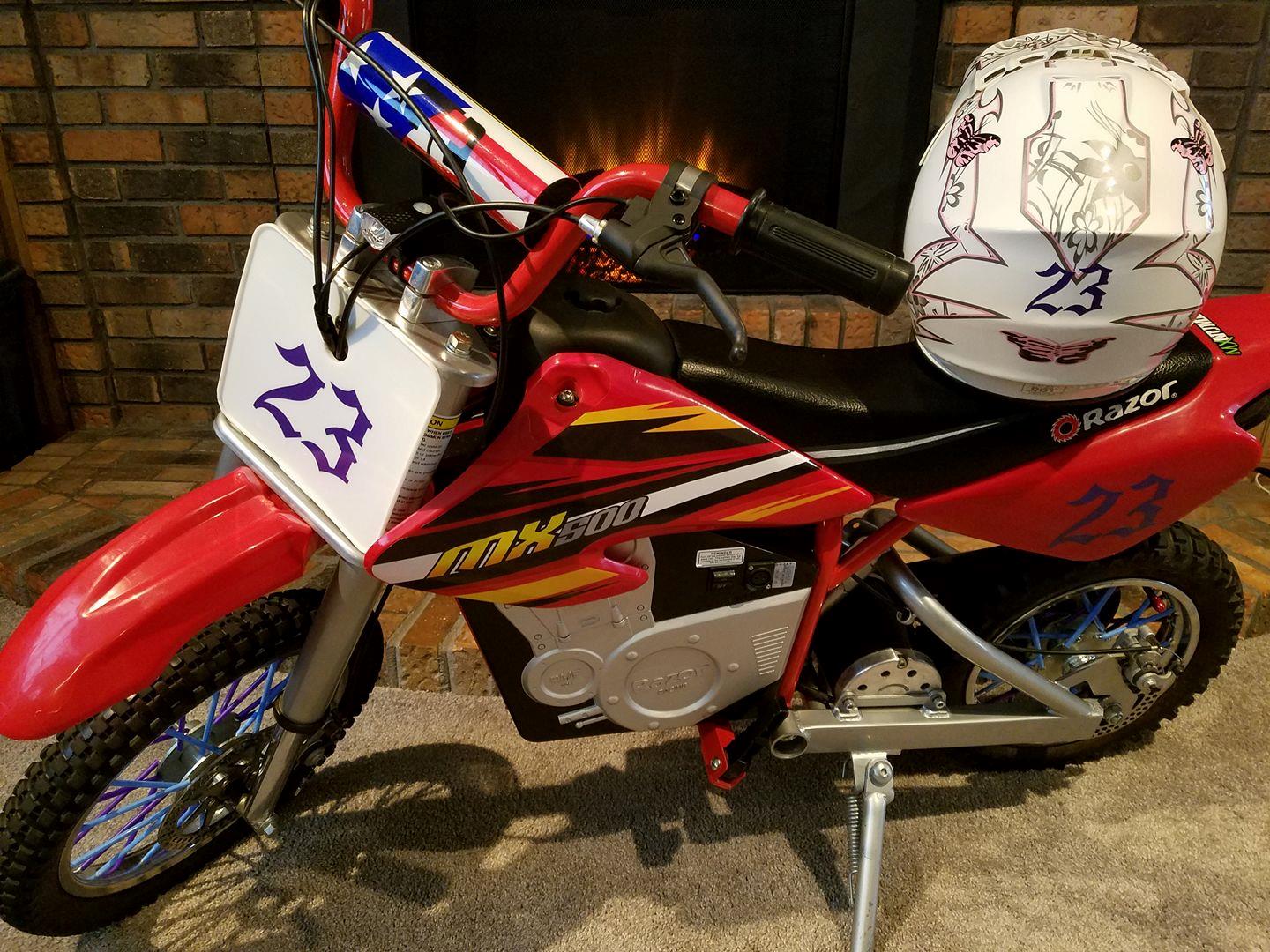 CUSTOM MX MOTORCYCLE NUMBER PLATE DECALS STICKERS **SET OF 3** SX ATV ...