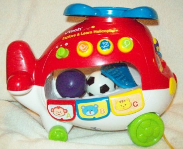 Vtech Child's Explore And Learn Talking Helicopter Toy