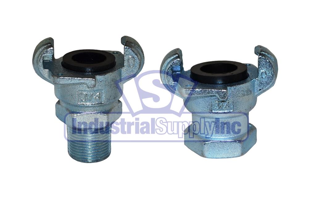 Air King Coupling | 3/4" Male Pipe | 3/4" Female Pipe | Plated Iron ...
