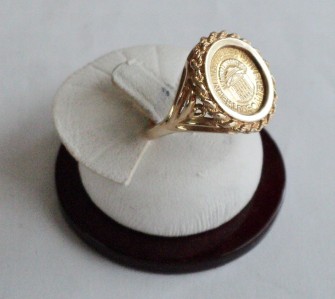 Lady's 14K Yellow Gold Southern Methodist University "SMU" Class Ring ...