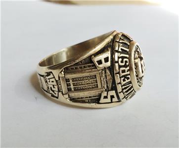 Balfour 10K Gold '08 B/S University Of Houston Class Ring Sz 13 24.6 ...