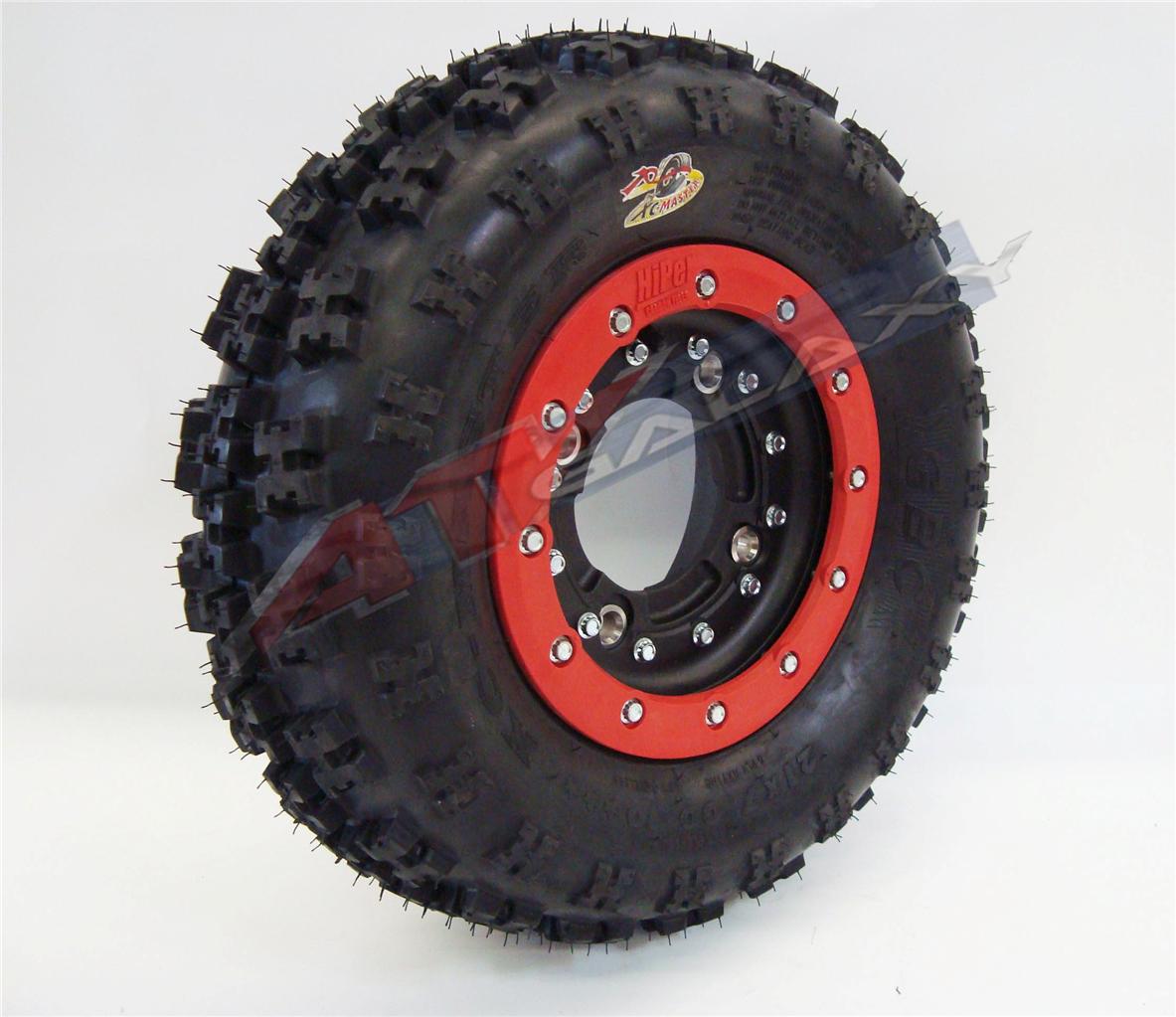 Hiper CF1 Beadlock Wheels GBC XC Master Tires Front/Rear Kit Yamaha ...