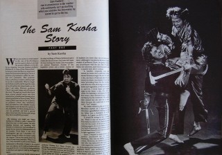 RARE 9/90 INSIDE KUNG FU SAM KUOHA BLACK BELT KARA-HO KUNG FU MARTIAL ...