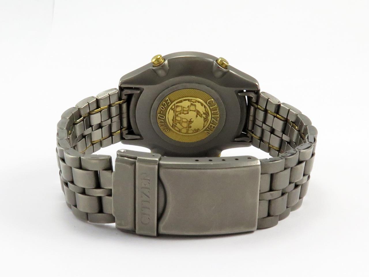 CITIZEN ECO DRIVE TITANIUM WR 100 MENS SPORTS WATCH GN-4W-UL | eBay