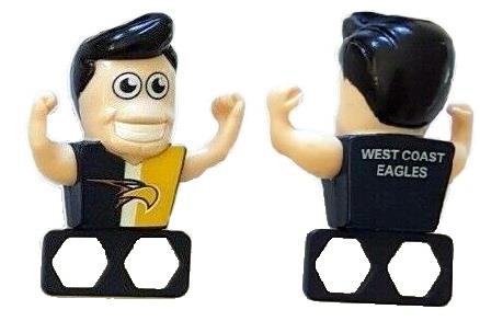 VINTAGE AFL TEAM FINGER PUPPET WEST COAST CROWS HAWTHORN GOLD COAST ...