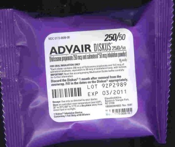ADVAIR DISKUS~~250/50 ~~ NIB