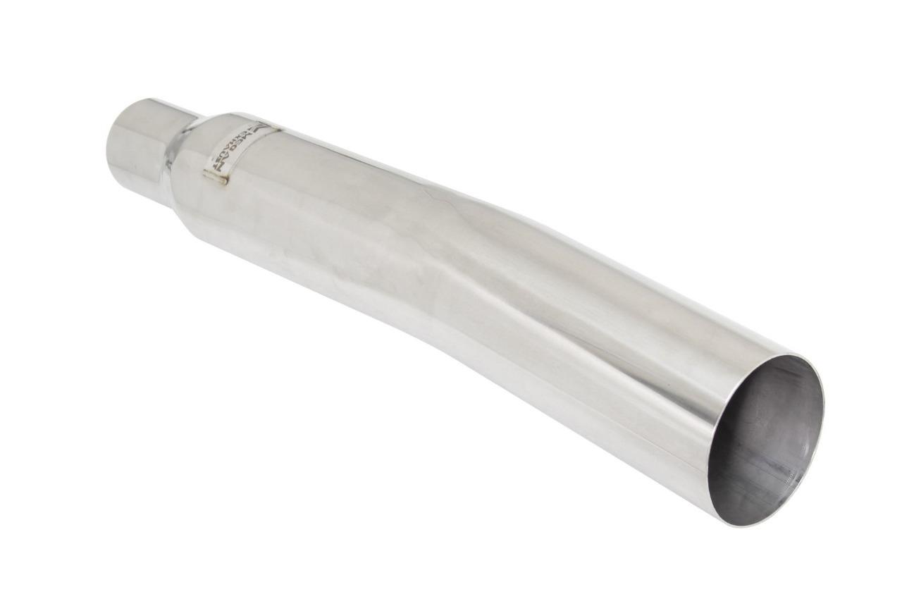 MEGAN RACING UNIVERSAL STAINLESS STEEL ANGLED BLAST PIPE 4" TIP 3 ...